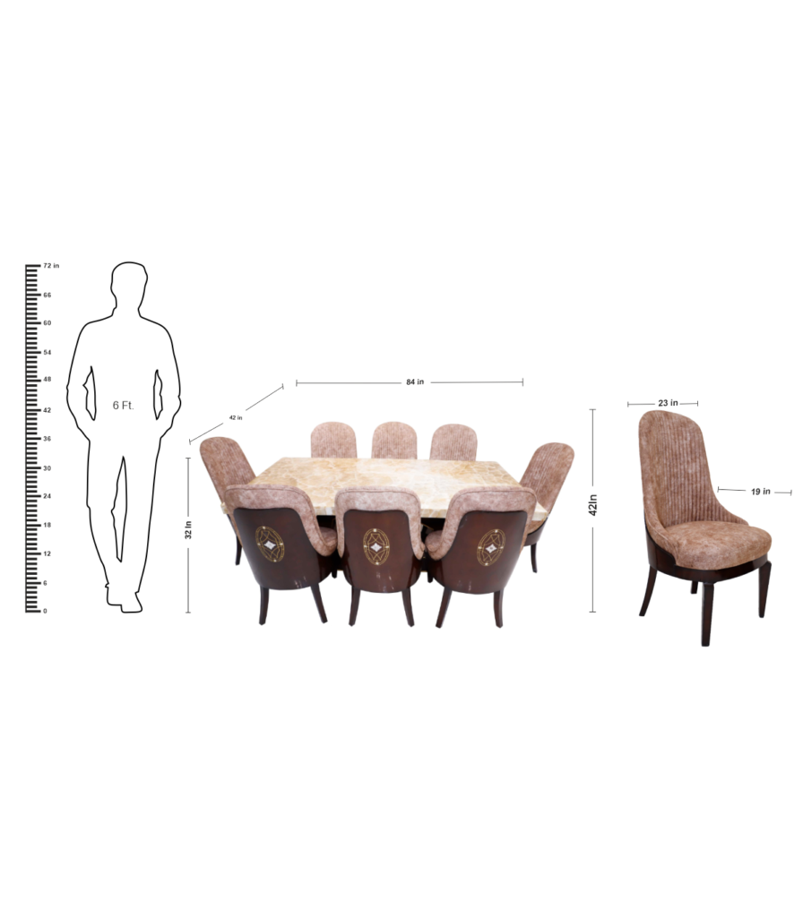 Perth Dining 6 Seater - Shiv Furniture